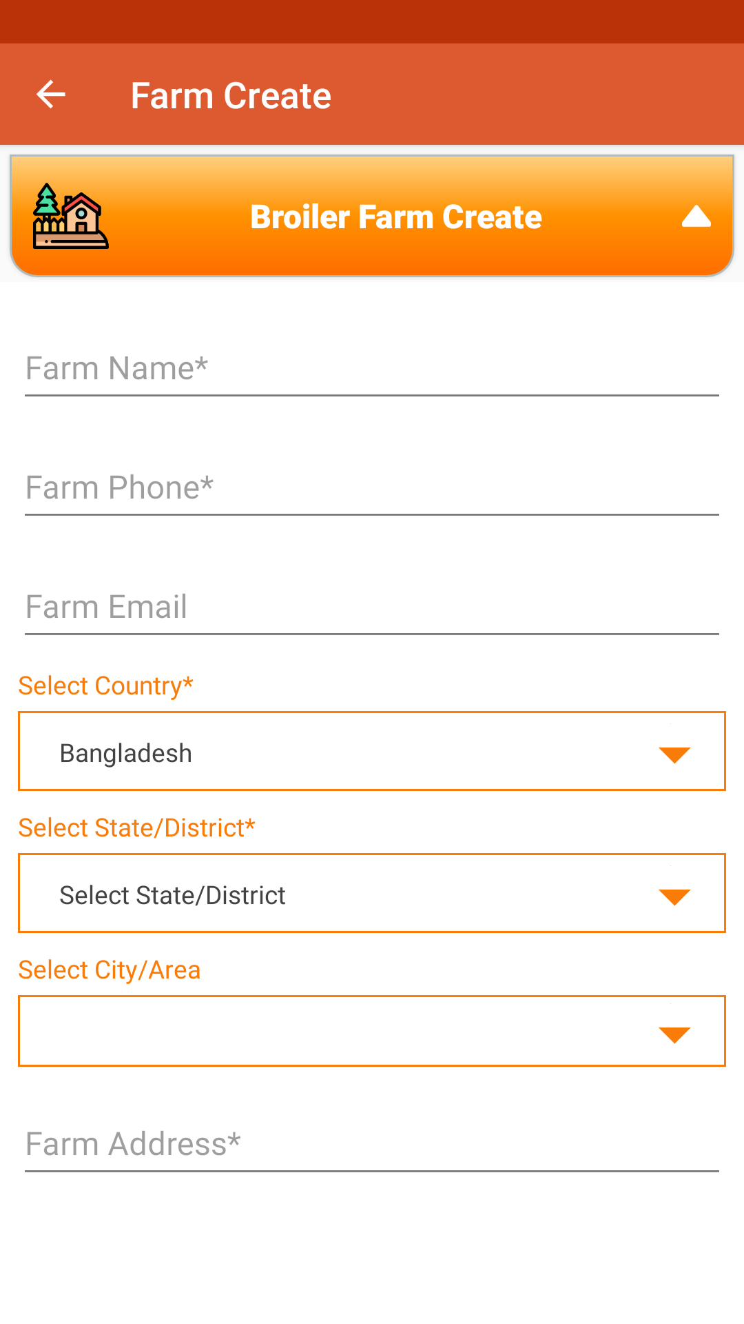 Poultry Manager App.
